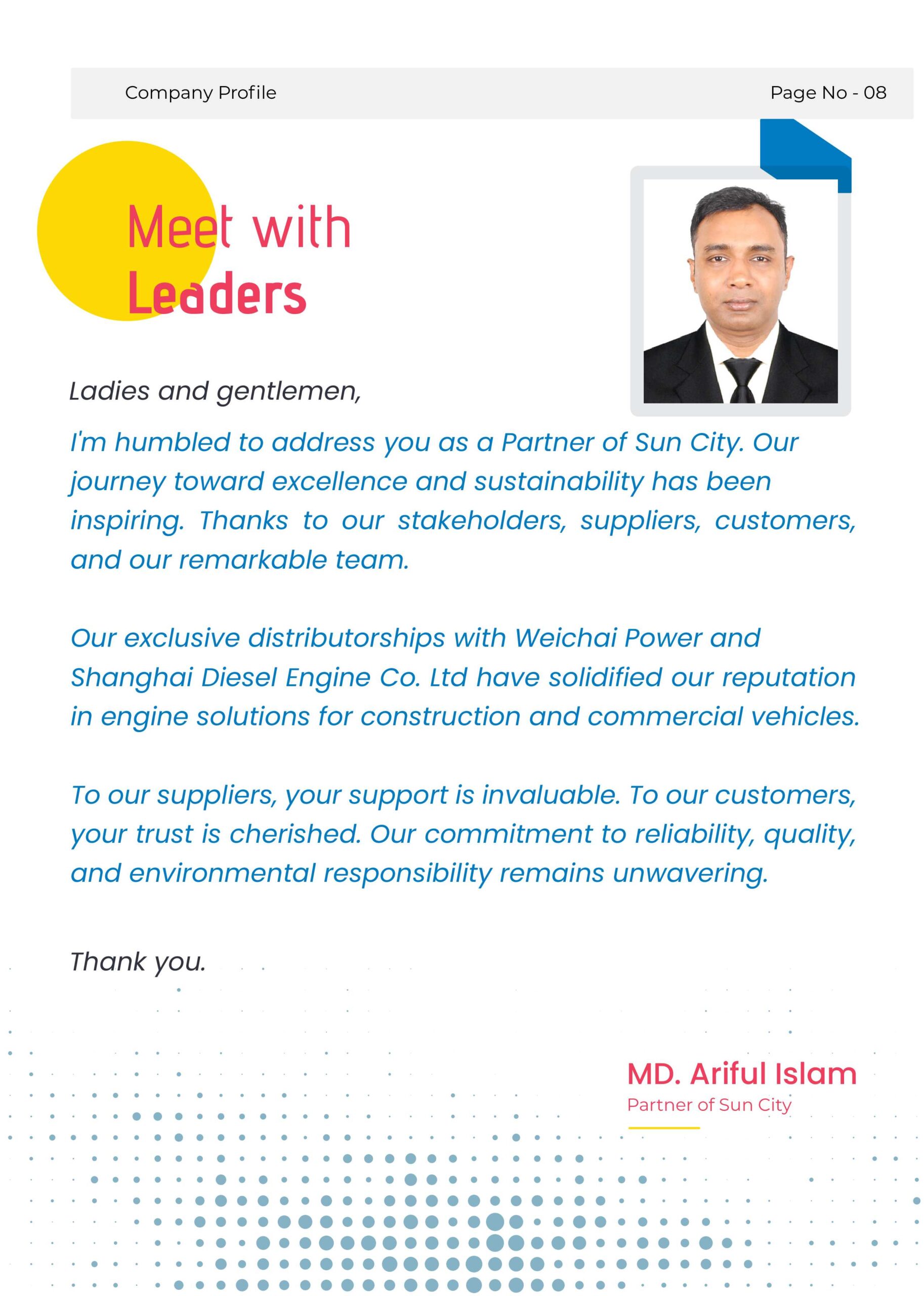 ABOUT US – Suncity Engineering